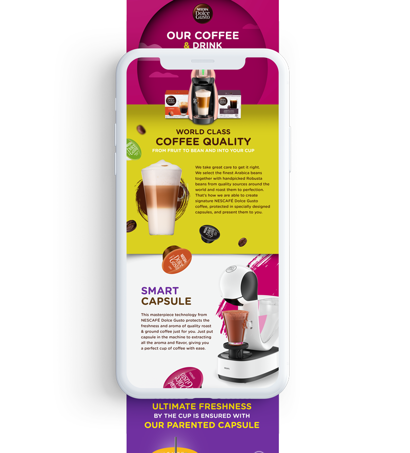 eContent Design / NESCAFÉ Dolce Gusto – Michelle Ong